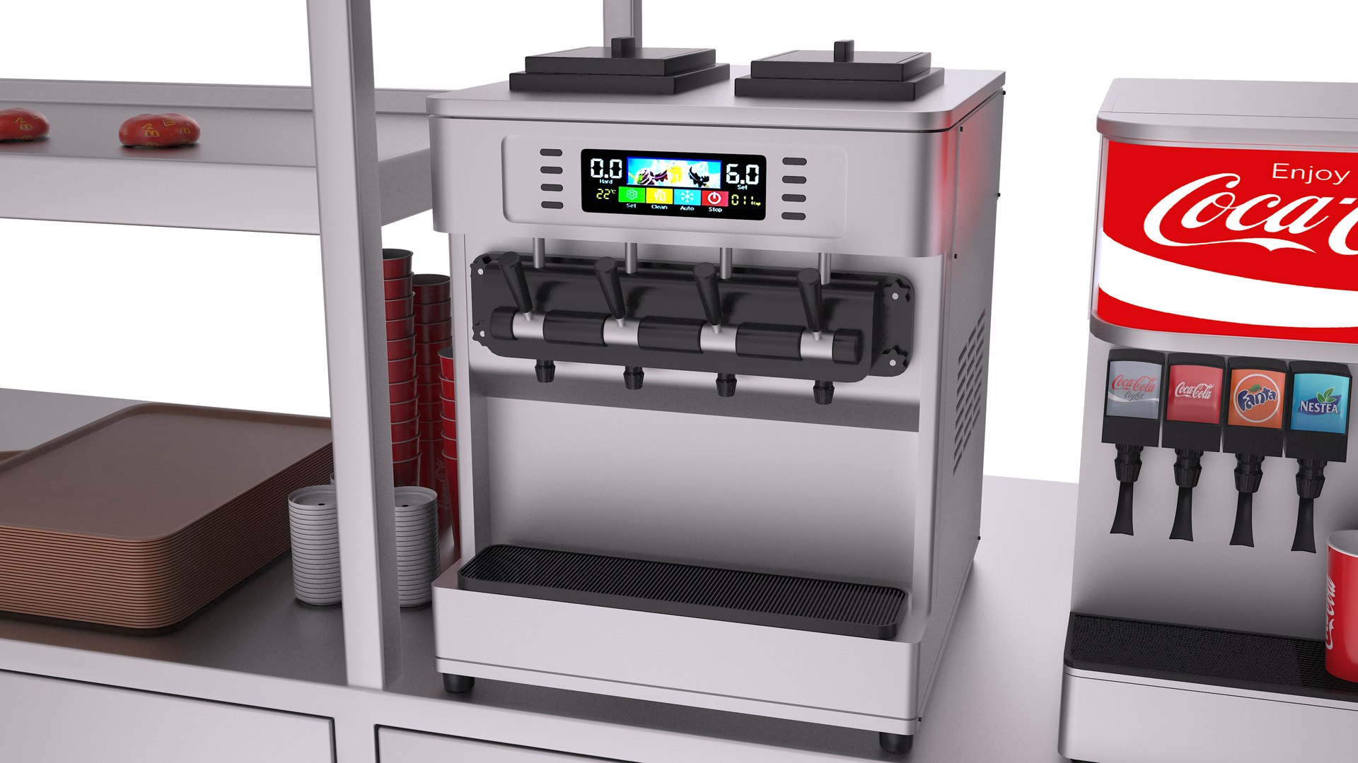 Commercial Kitchen Equipment Model - TurboSquid 1957601