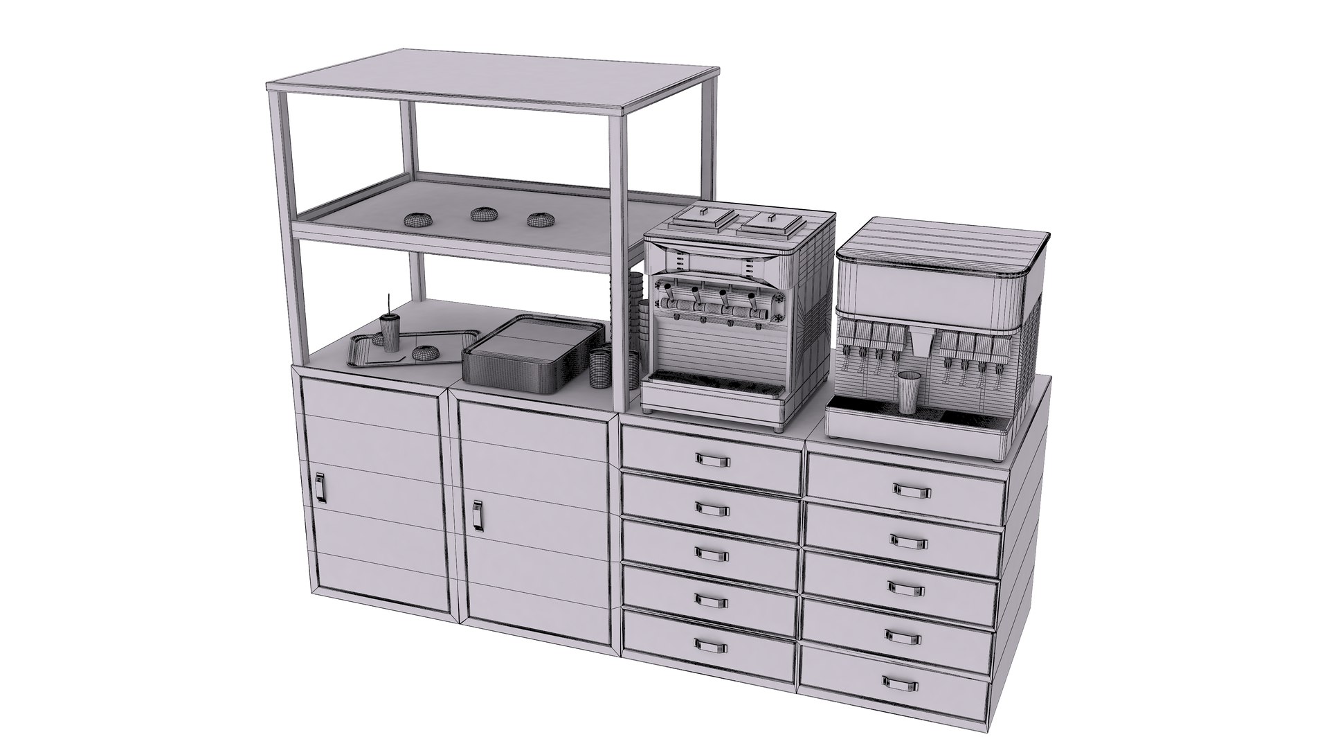 Commercial Kitchen Equipment Model - TurboSquid 1957601