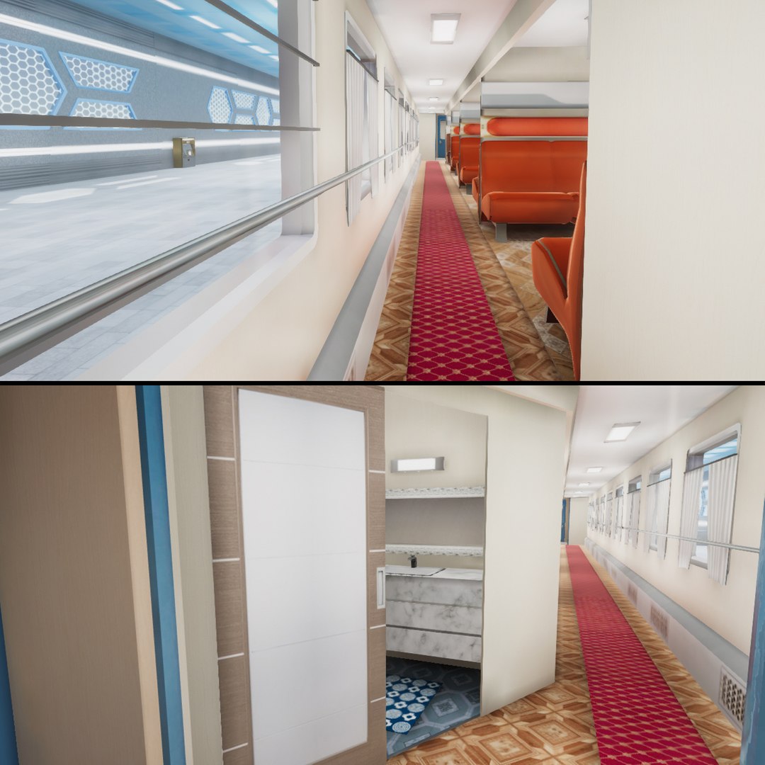 3D Modern Train Station - TurboSquid 1577271