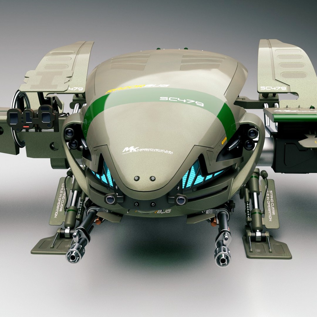 razorbug fighter 3d model