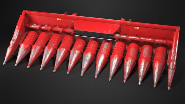 Rigid Corn Header 12 Rows Dirty model - TurboSquid 1724212
