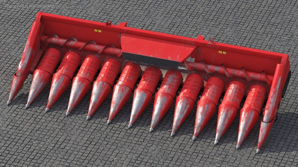 Rigid Corn Header 12 Rows Dirty model - TurboSquid 1724212