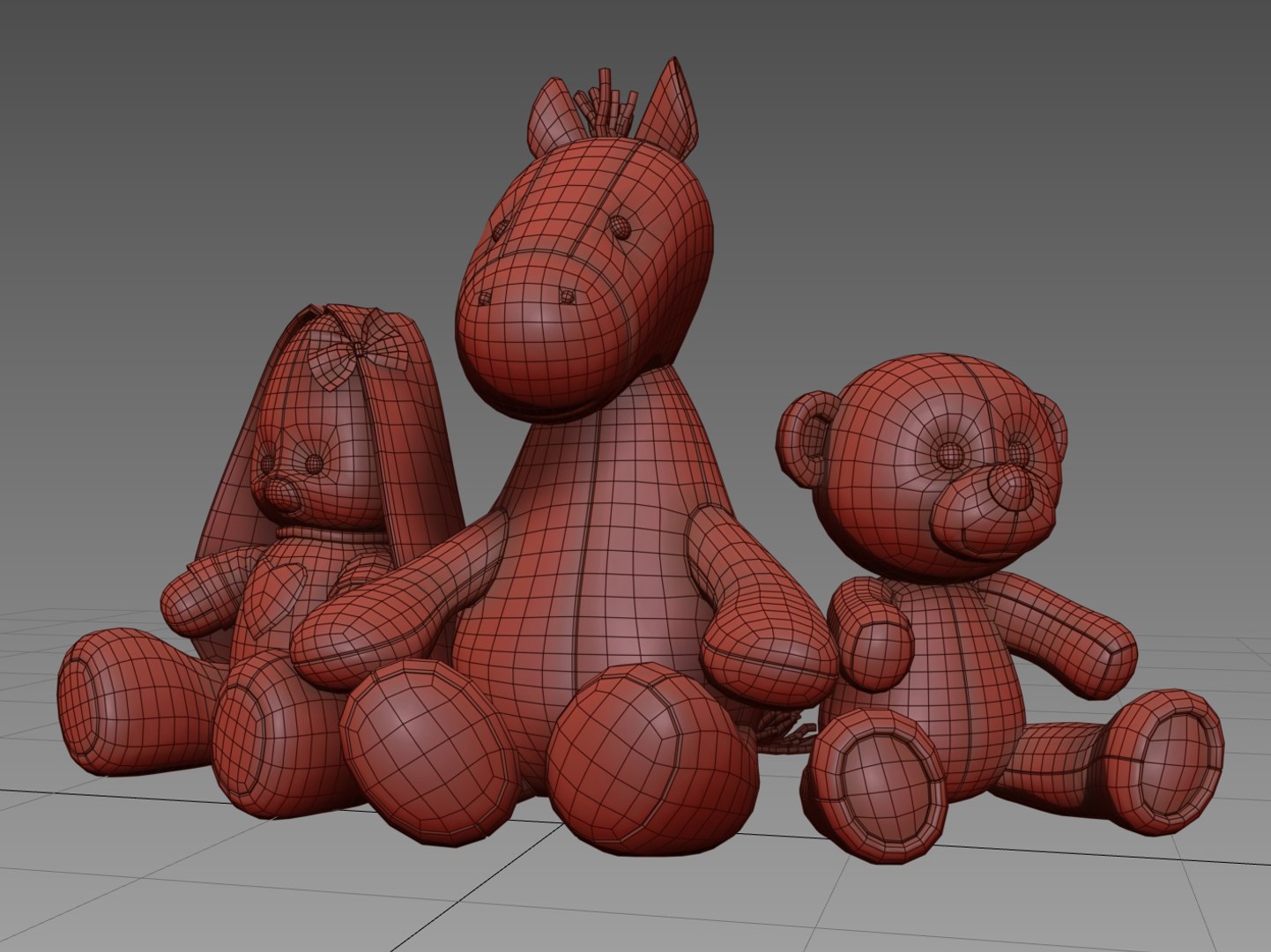 Soft Toys 3D Model - TurboSquid 1542510