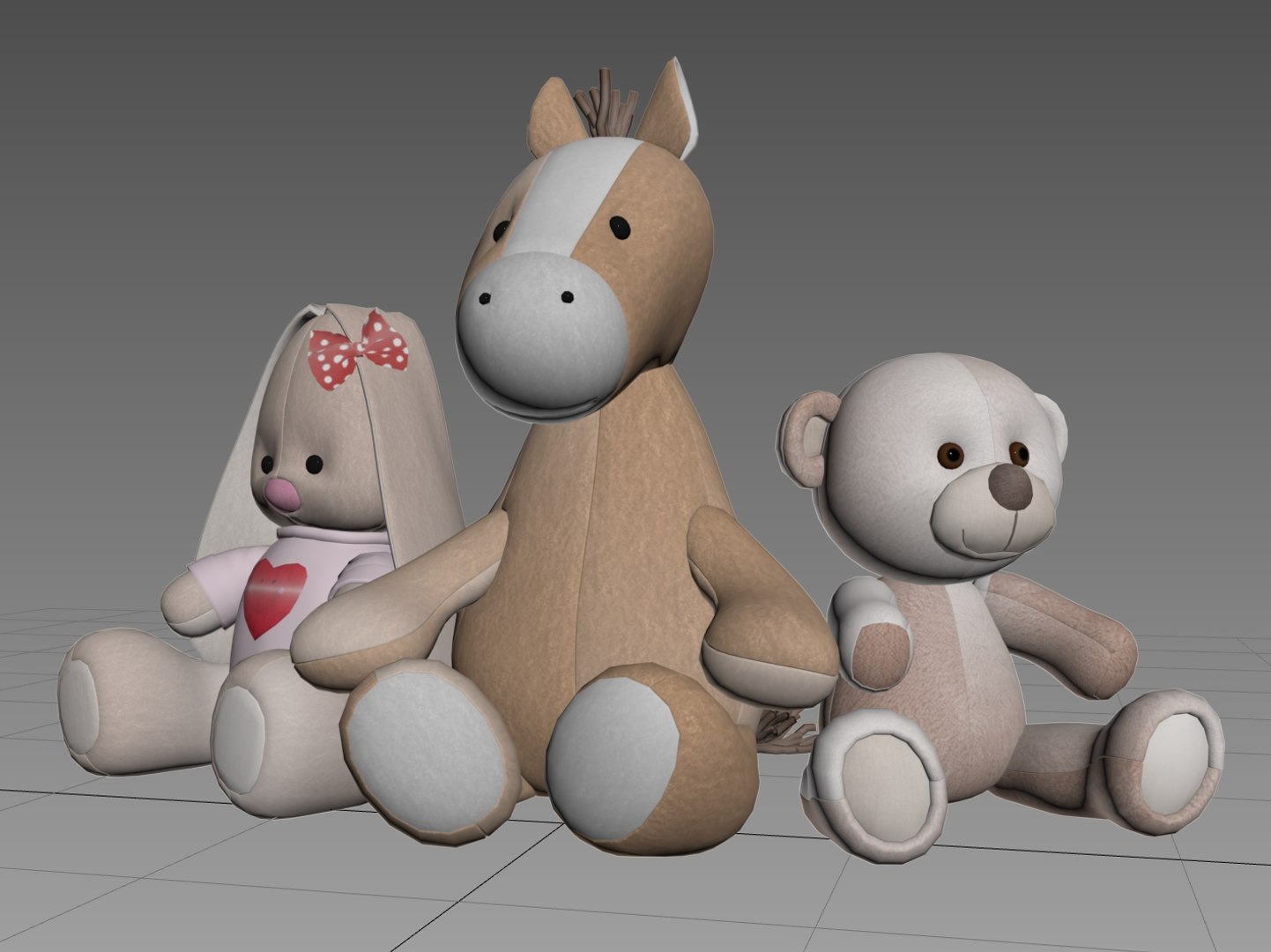 Soft Toys 3D Model - TurboSquid 1542510