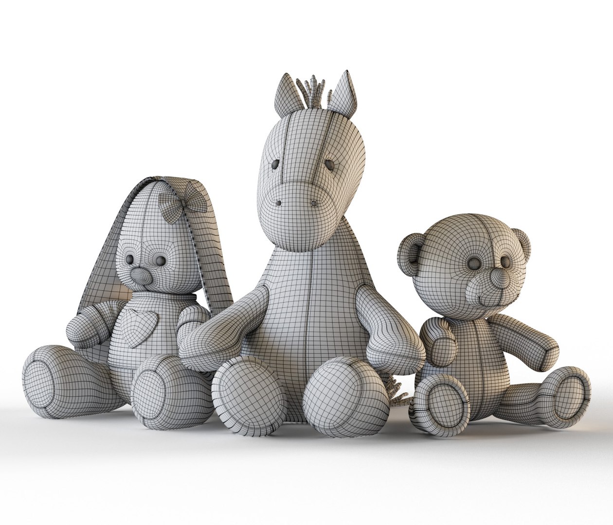 Soft Toys 3D Model - TurboSquid 1542510