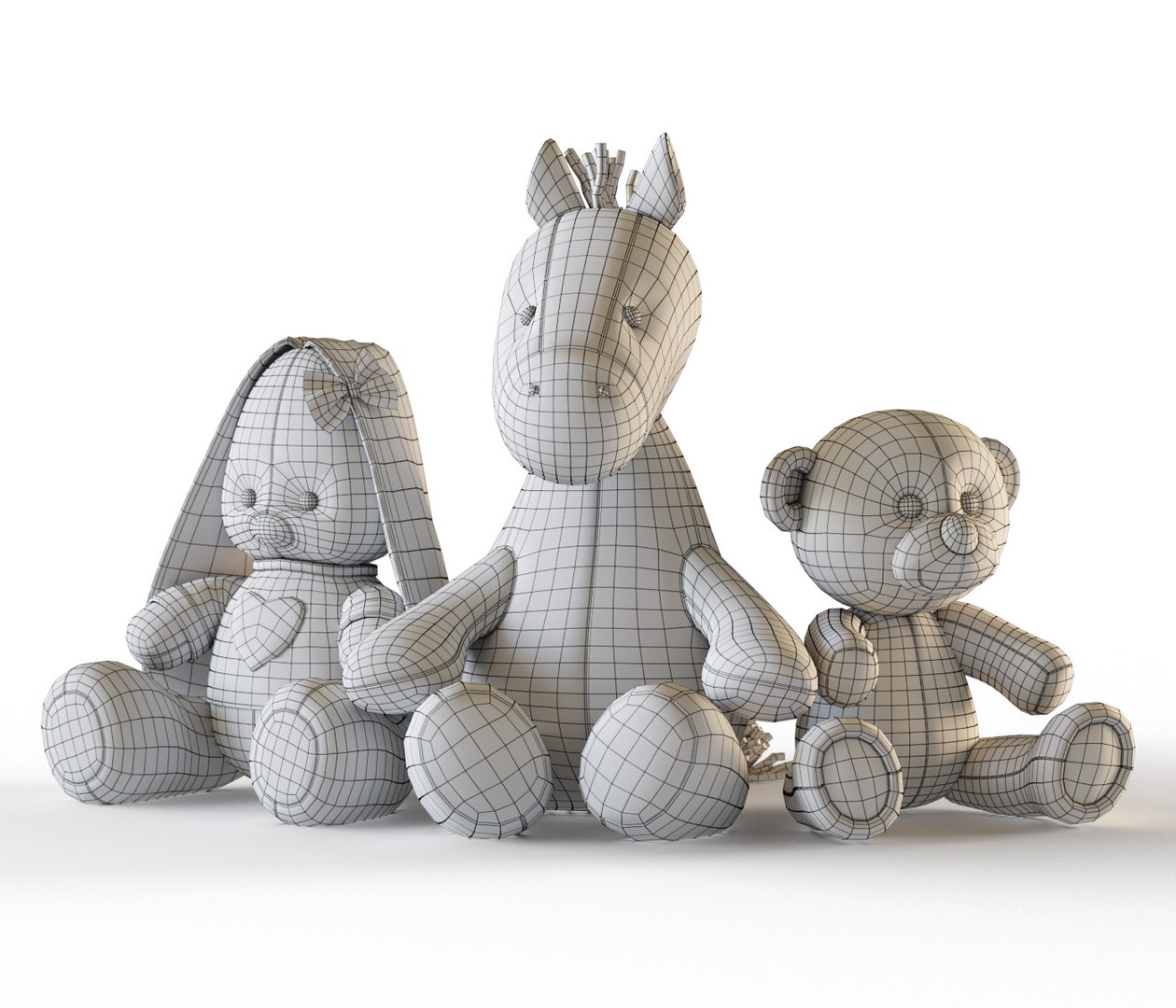 Soft Toys 3D Model - TurboSquid 1542510