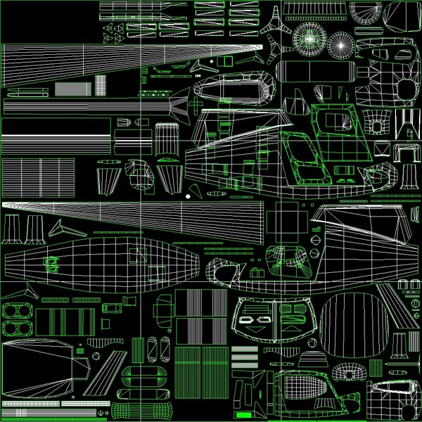 3d destroyed fennec helicopter