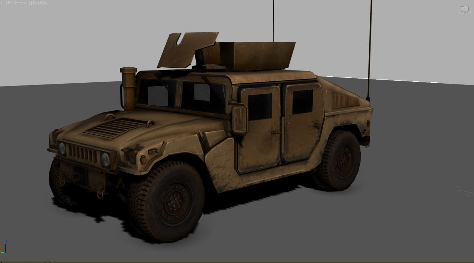 Max Hmmwv Modeled