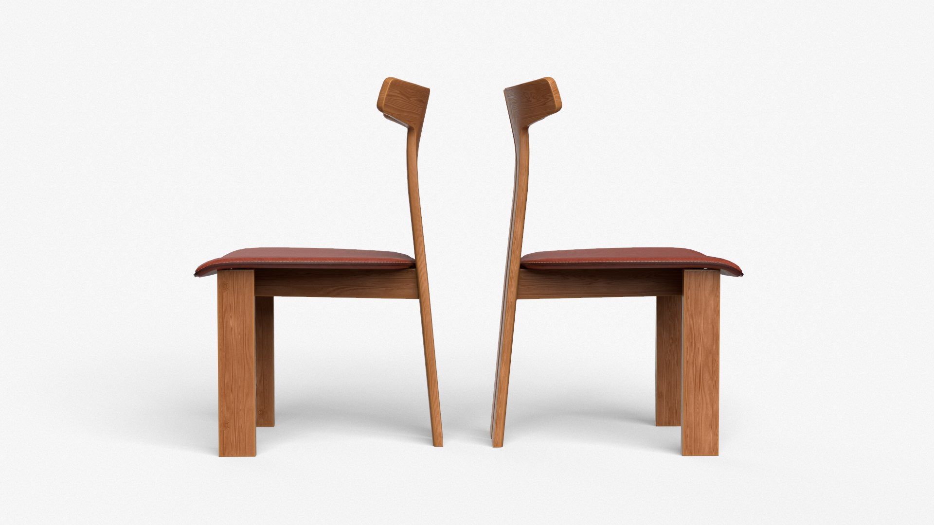 3D Model Pierre Cardin Dining Chair Brown - TurboSquid 1836856