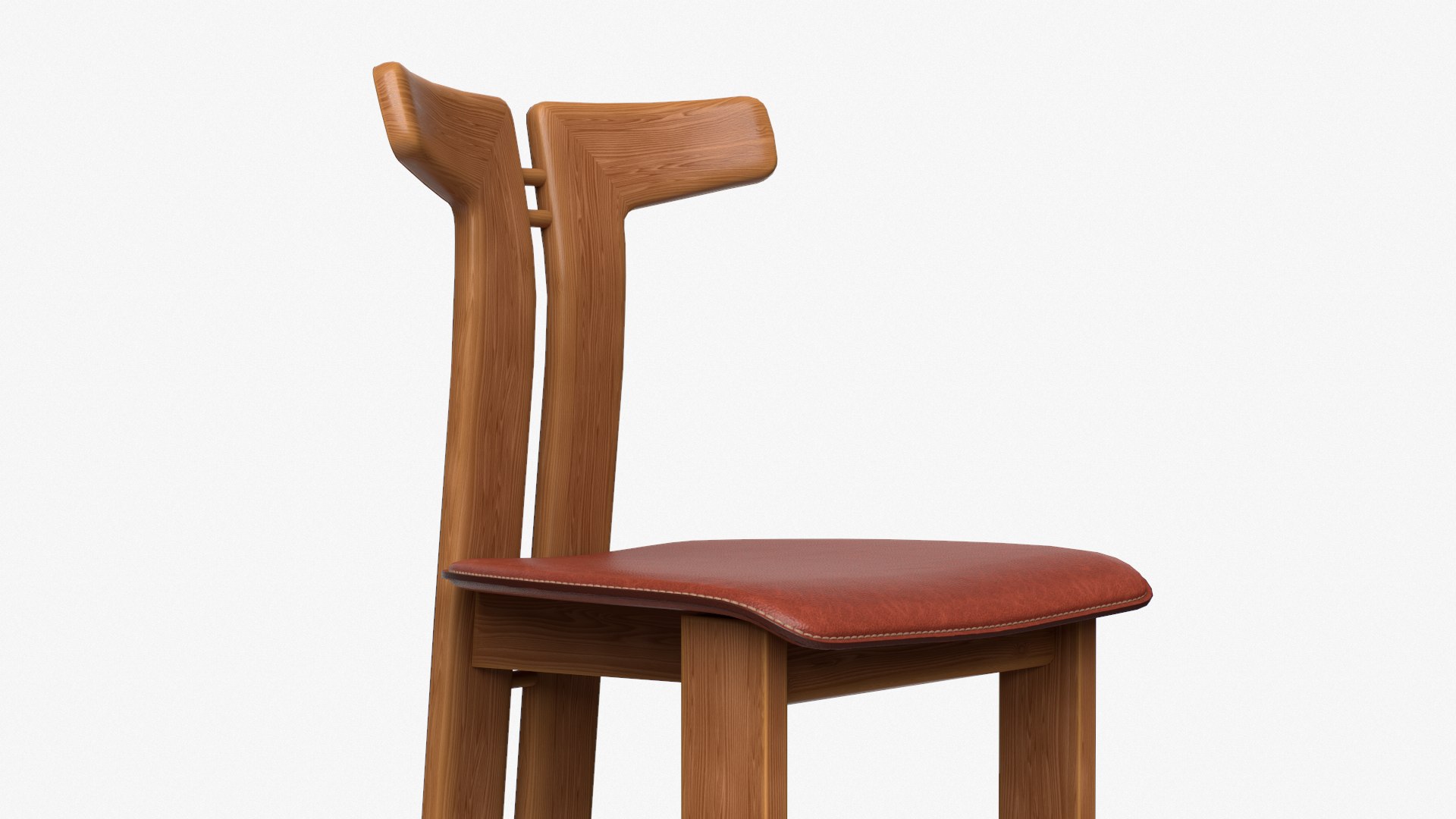 3D Model Pierre Cardin Dining Chair Brown - TurboSquid 1836856