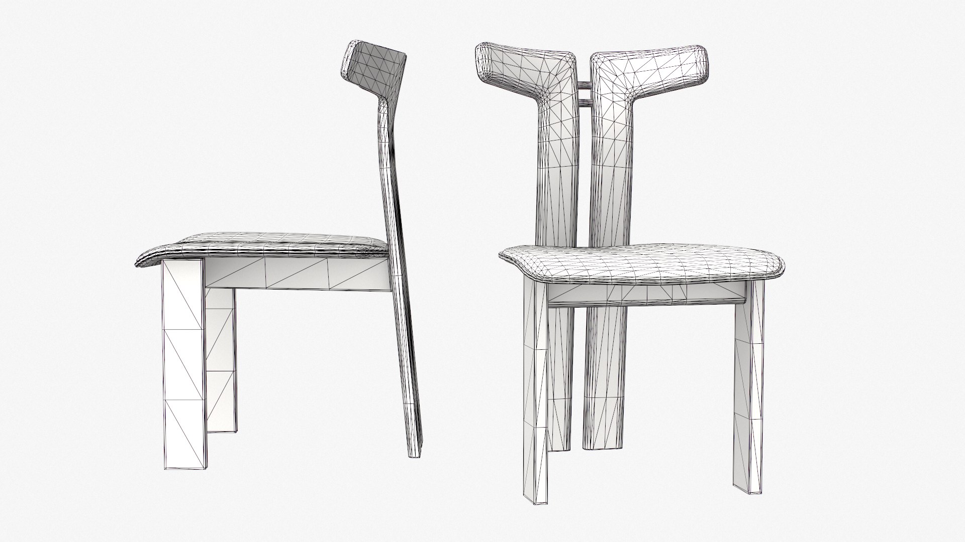 3D Model Pierre Cardin Dining Chair Brown - TurboSquid 1836856