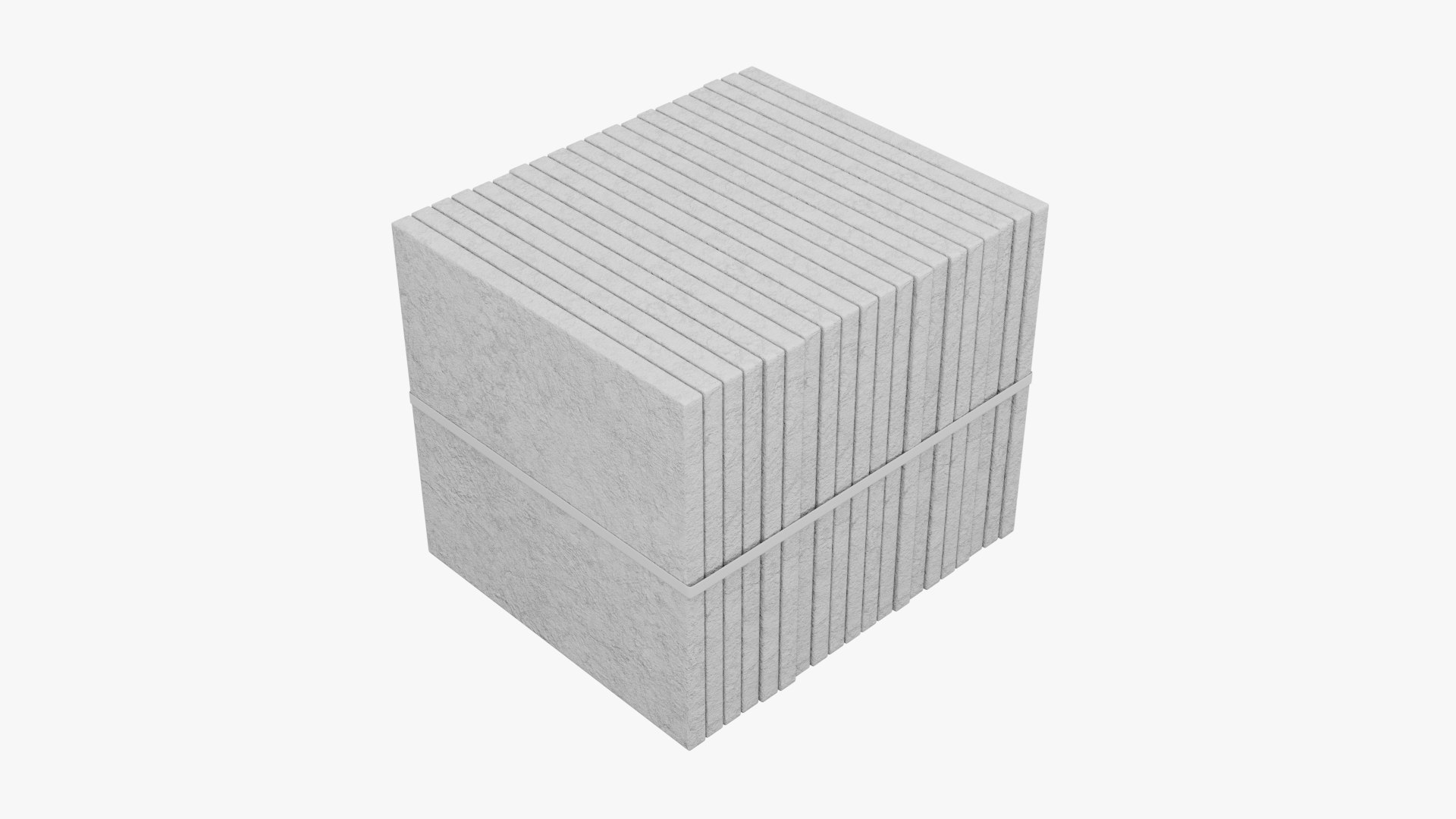 3D Stack Of Concrete Slabs - TurboSquid 2241629