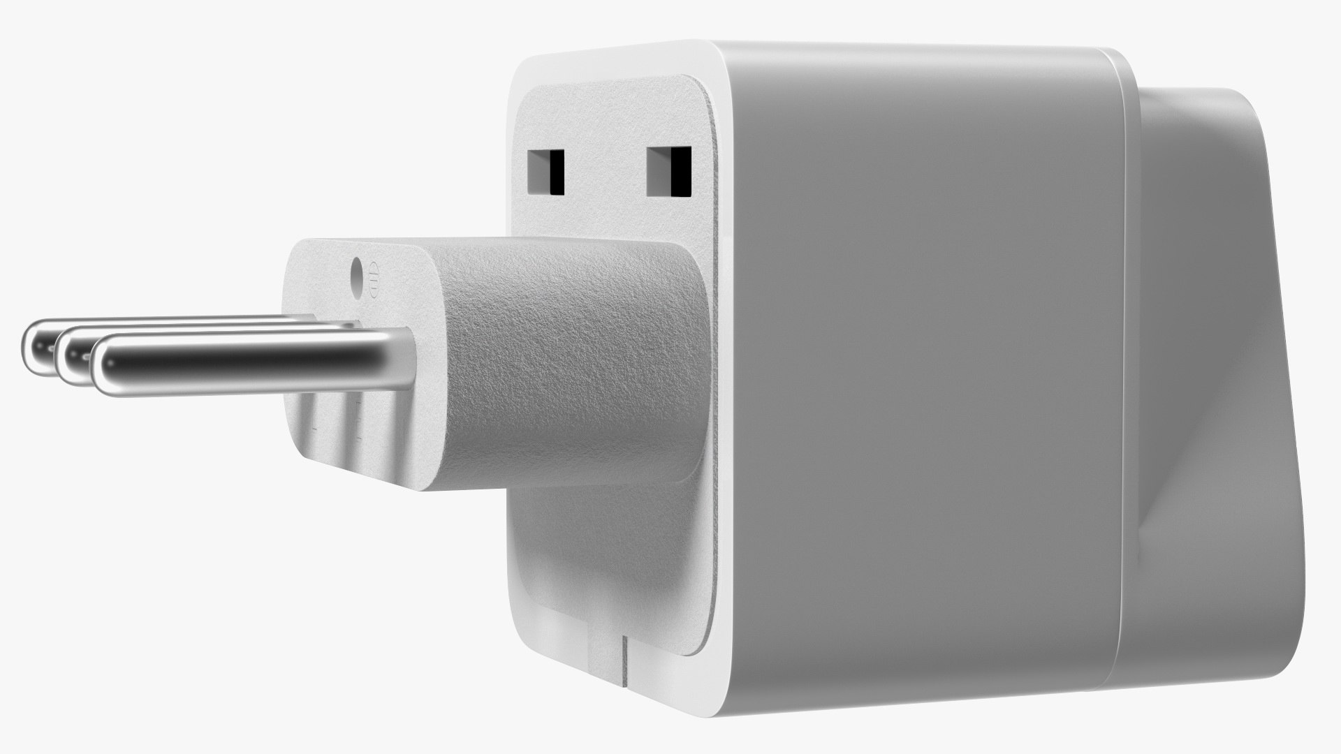 Type L Universal Plug Adapter White 3D model - TurboSquid 1839900