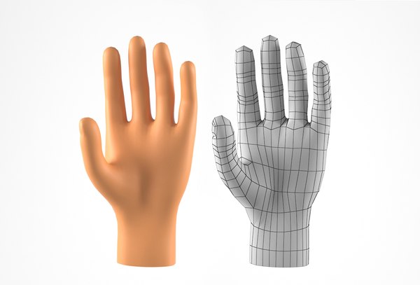 Realistic human hand 3D model - TurboSquid 1334294