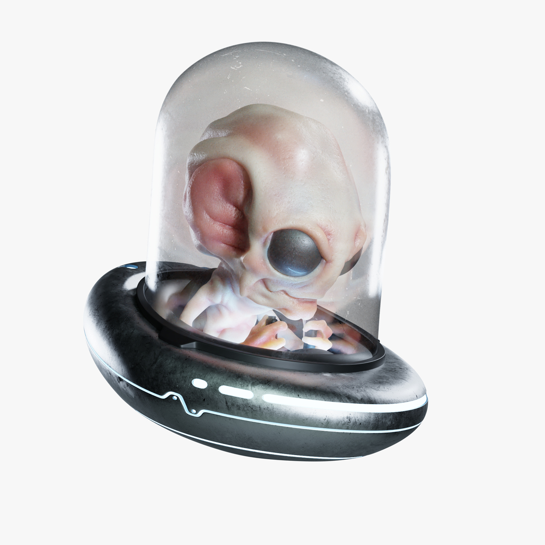 Alien UFO 3D Model - TurboSquid 2033267
