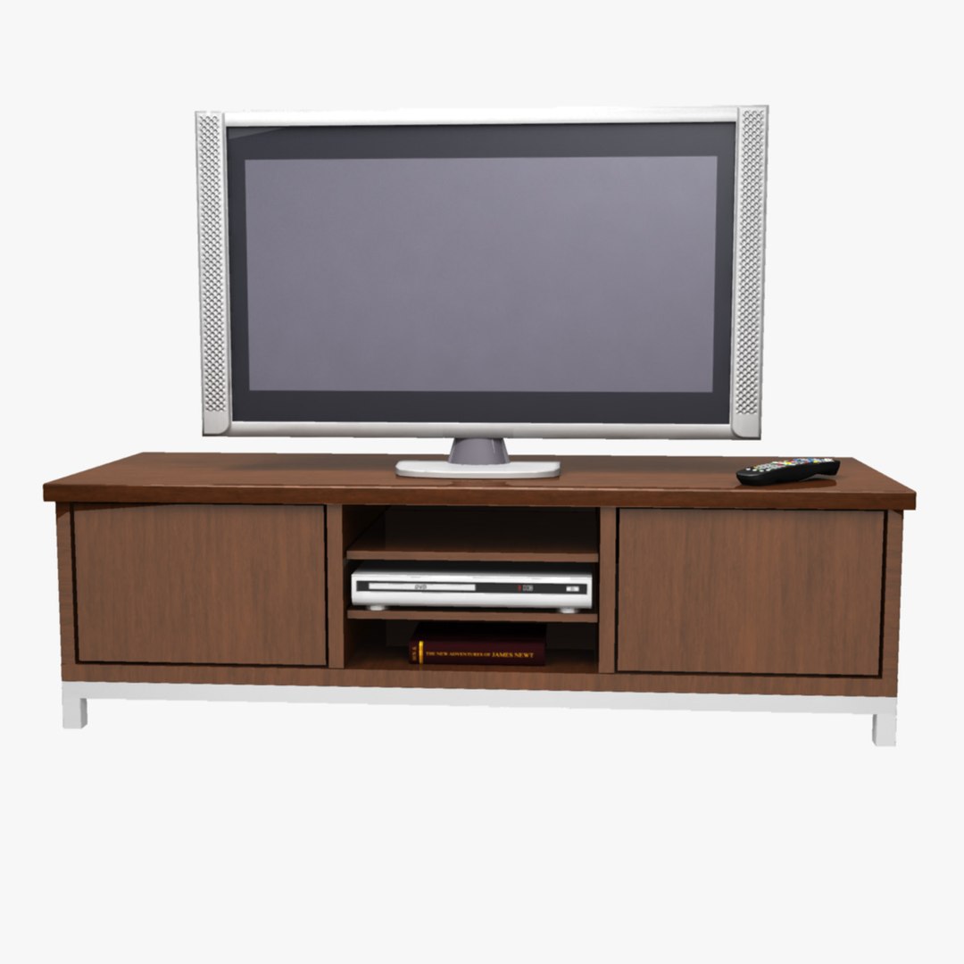 3d Model Television Console