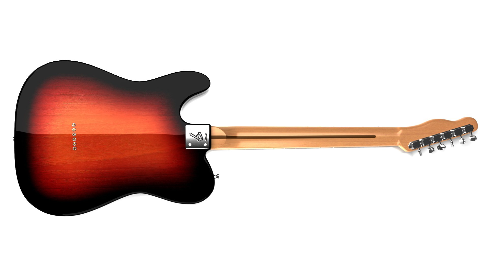 Fender Telecaster 3D Model - TurboSquid 1269473