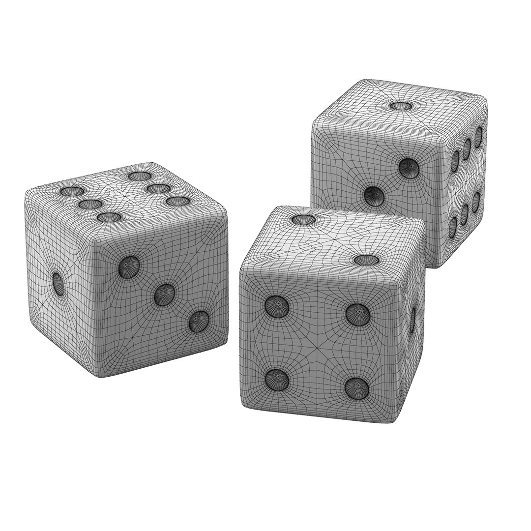Dice Side Table 3D Model - TurboSquid 1862977
