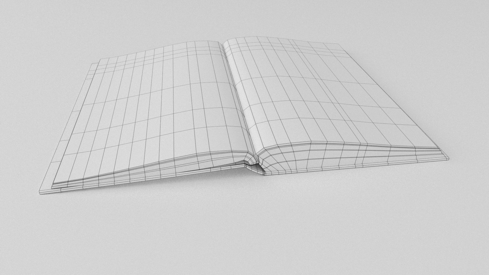 Open Book 3D Model - TurboSquid 1689337