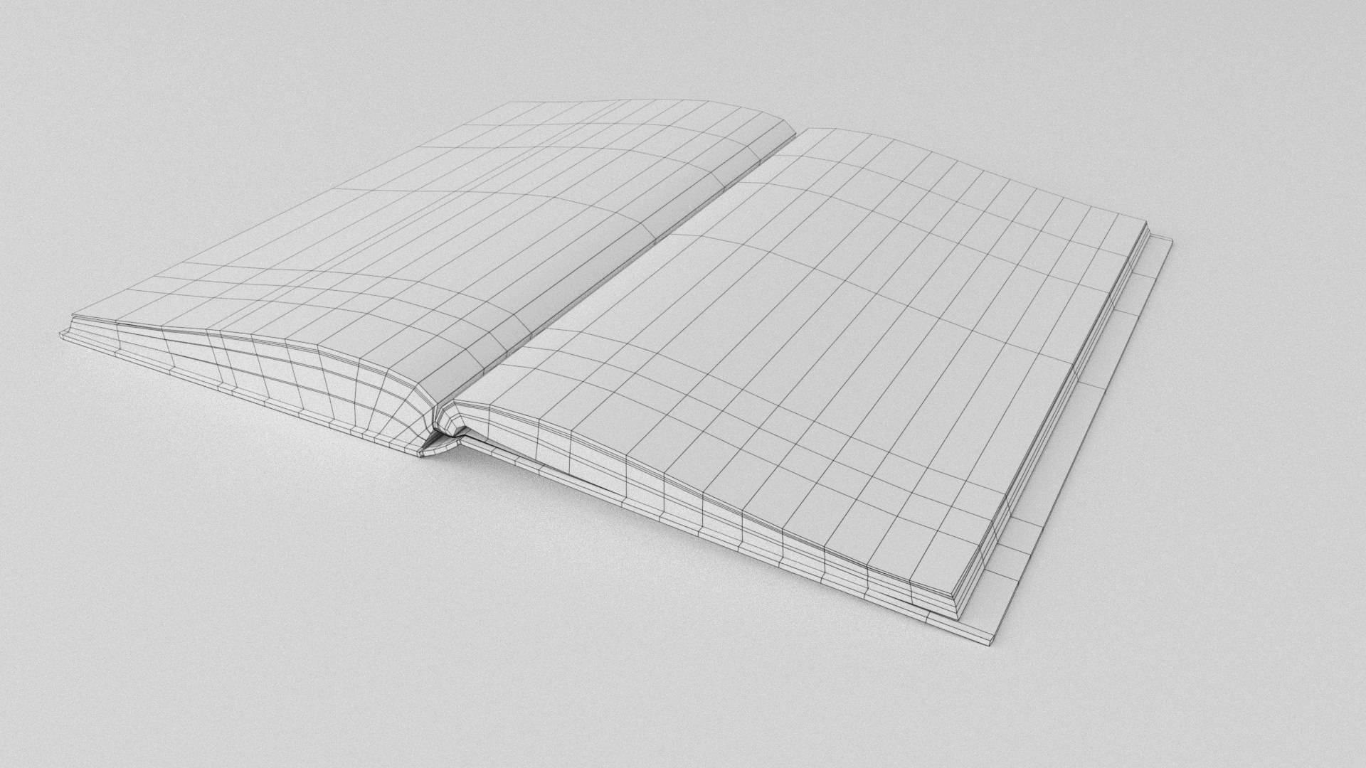 Open Book 3D Model - TurboSquid 1689337