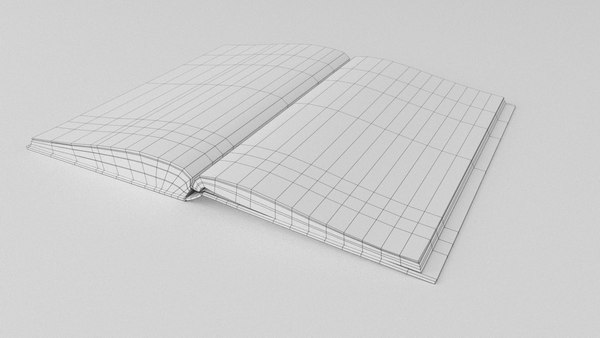 Open book 3D model - TurboSquid 1689337