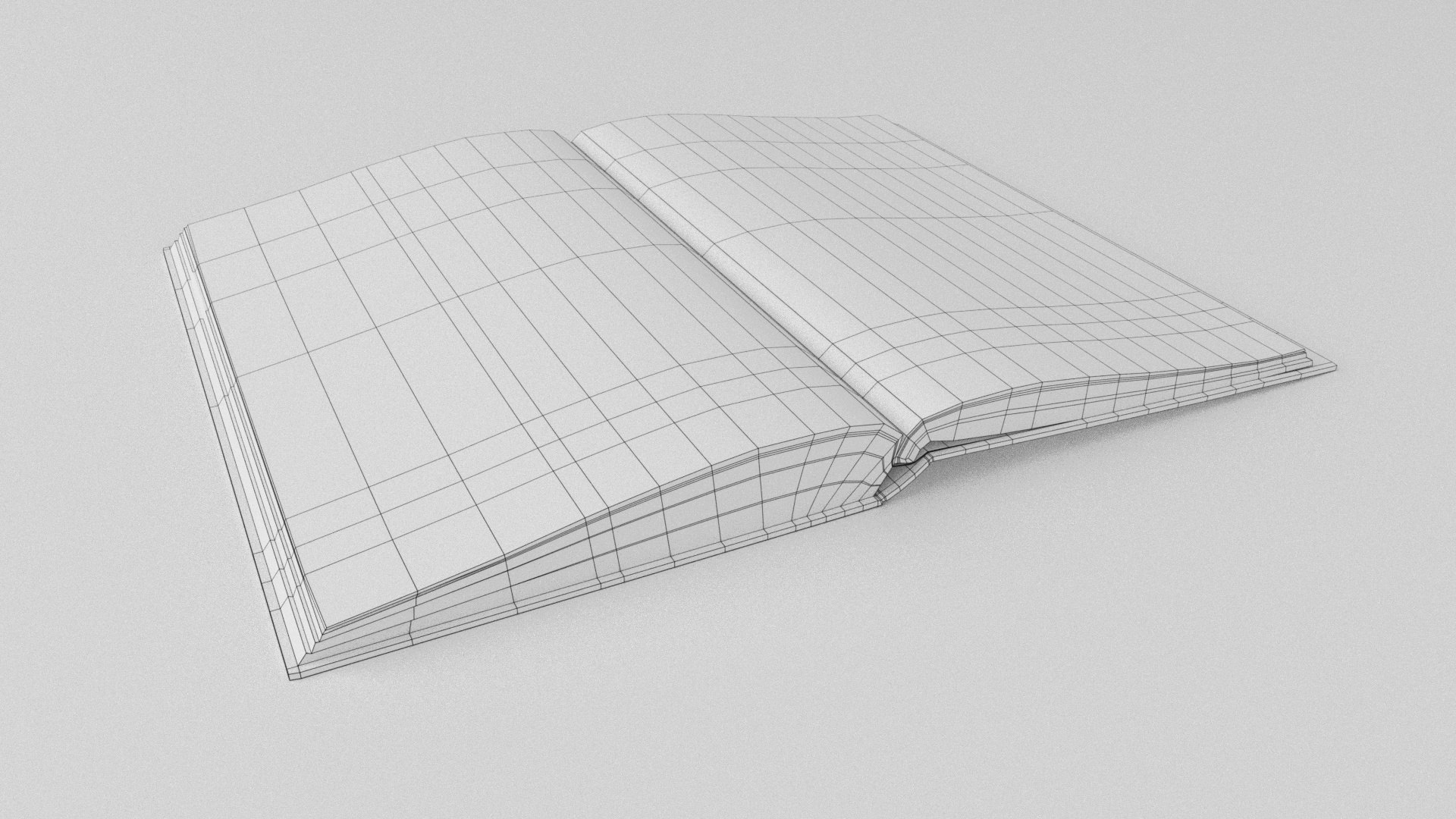 Open Book 3D Model - TurboSquid 1689337