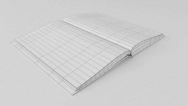 Open book 3D model - TurboSquid 1689337