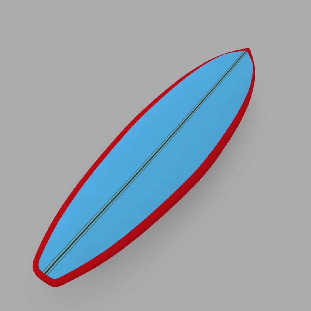 Surfboard 04 3d Model