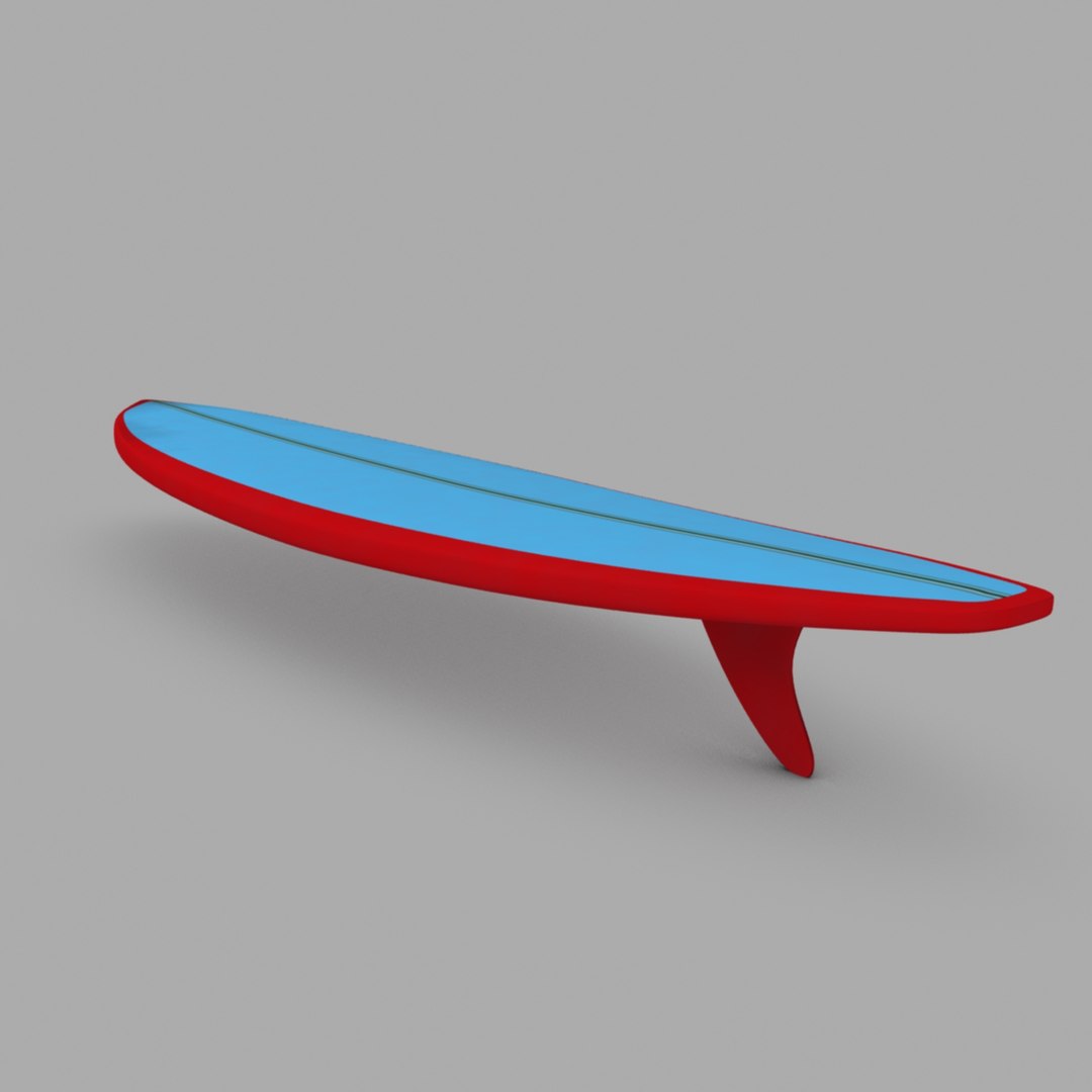 Surfboard 04 3d Model