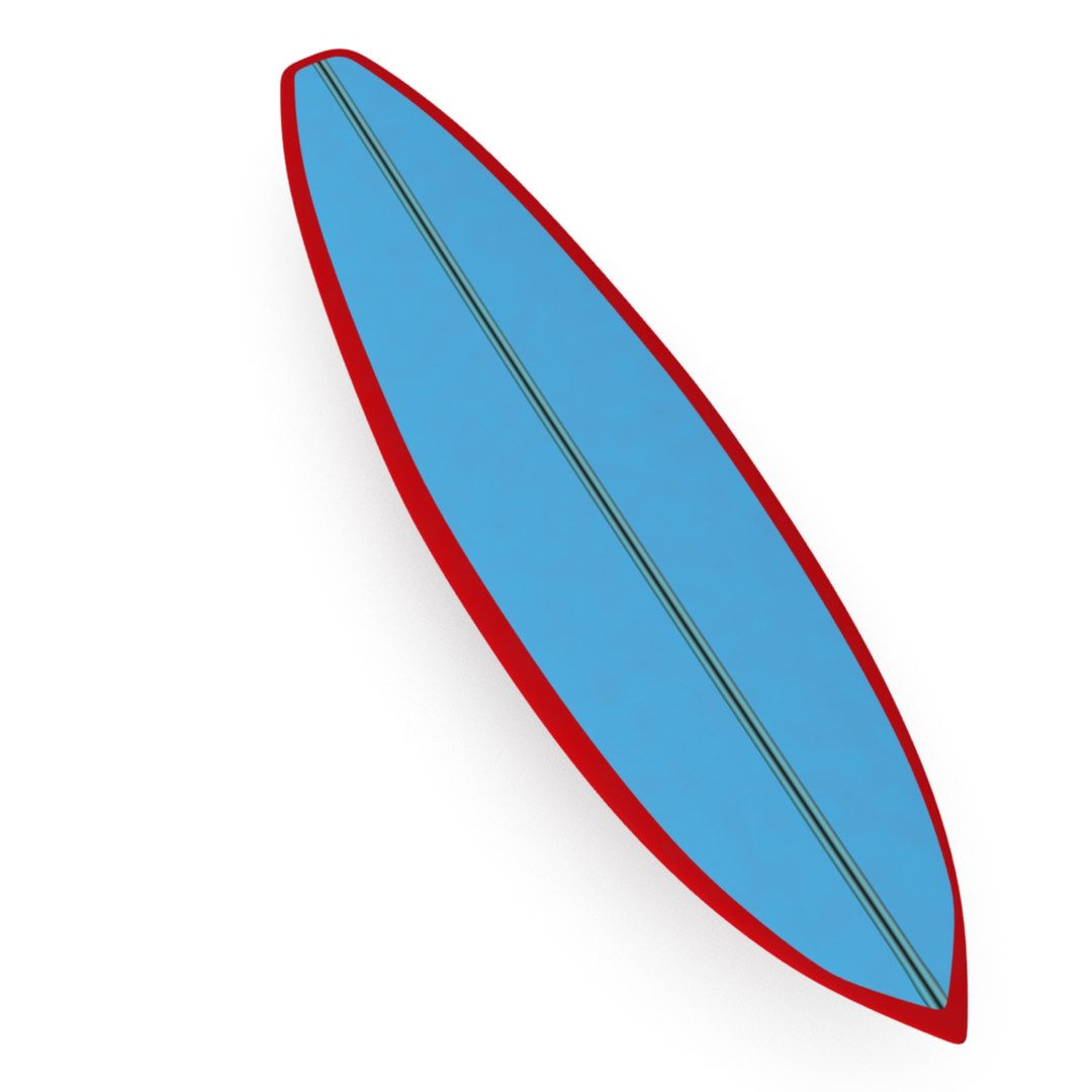 Surfboard 04 3d Model