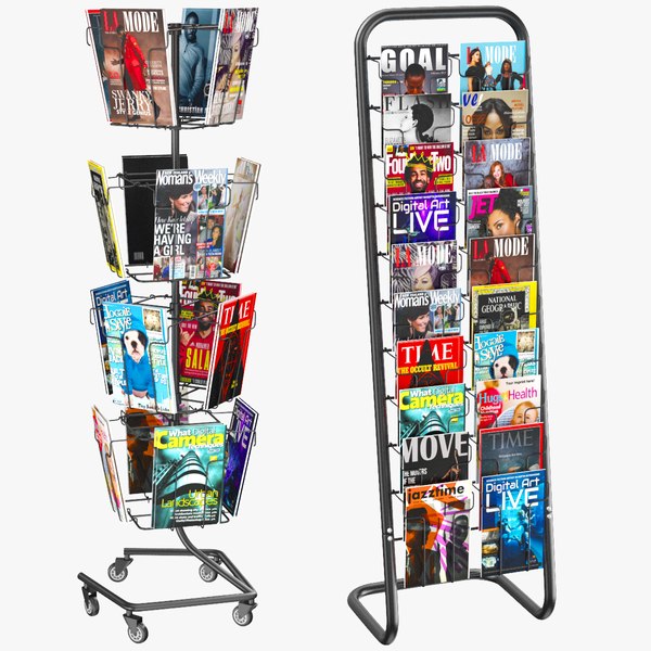 magazine stand 3d model