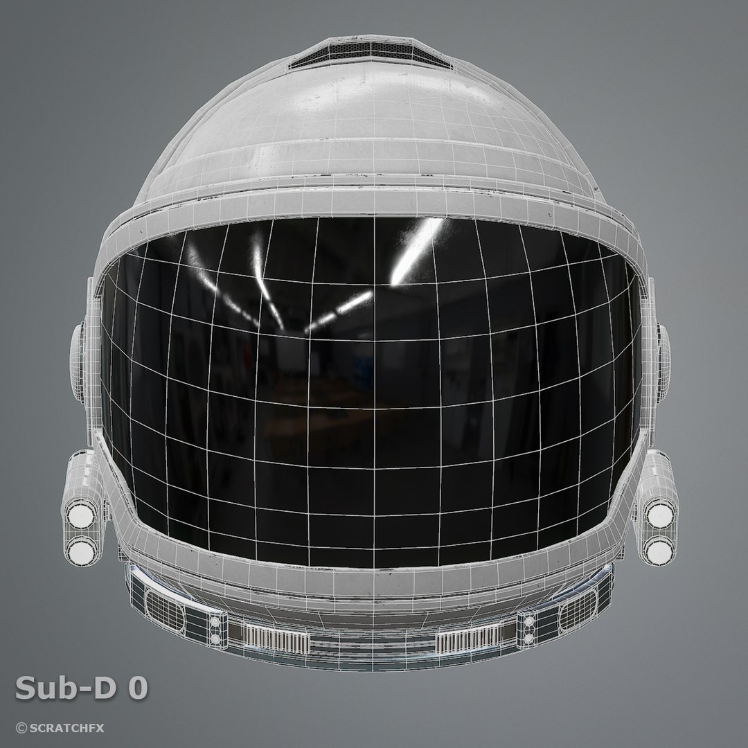 Astronaut Helmet Explorer Mk1 3d Obj