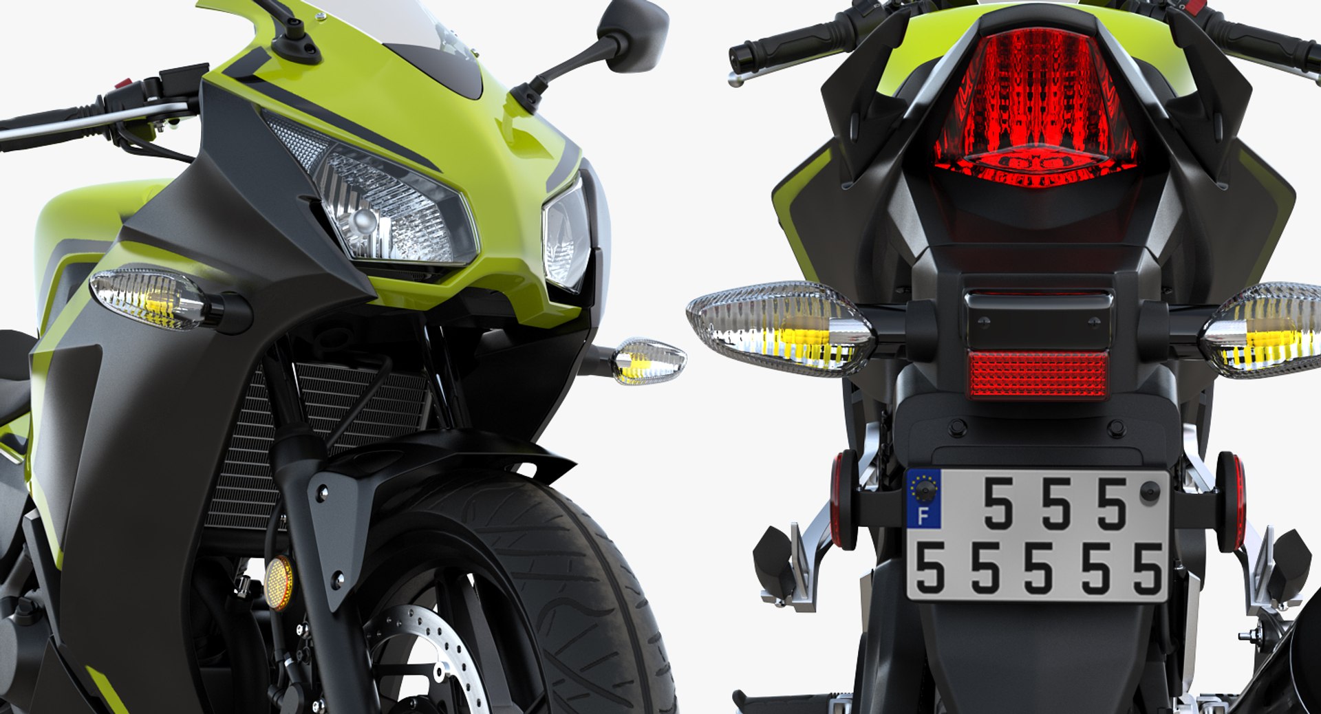 3D Model Lightweight Motorcycle Generic - TurboSquid 1226640