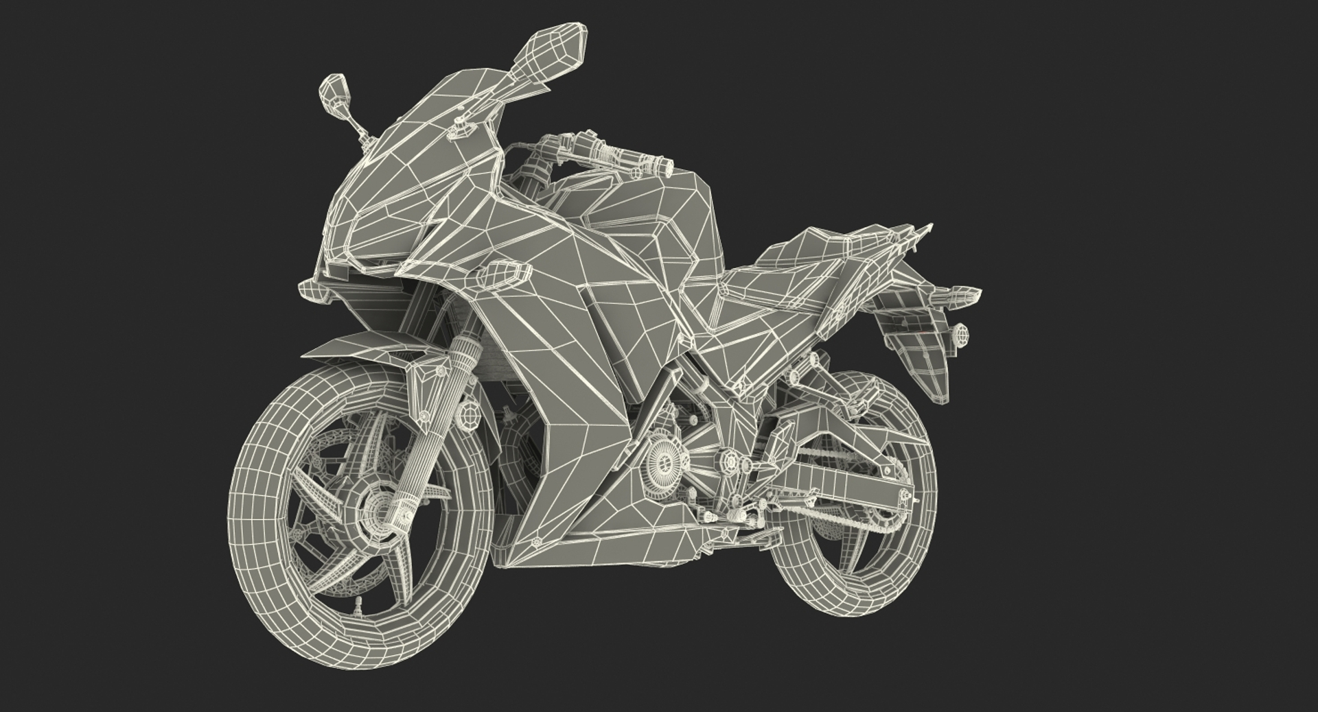 3D Model Lightweight Motorcycle Generic - TurboSquid 1226640