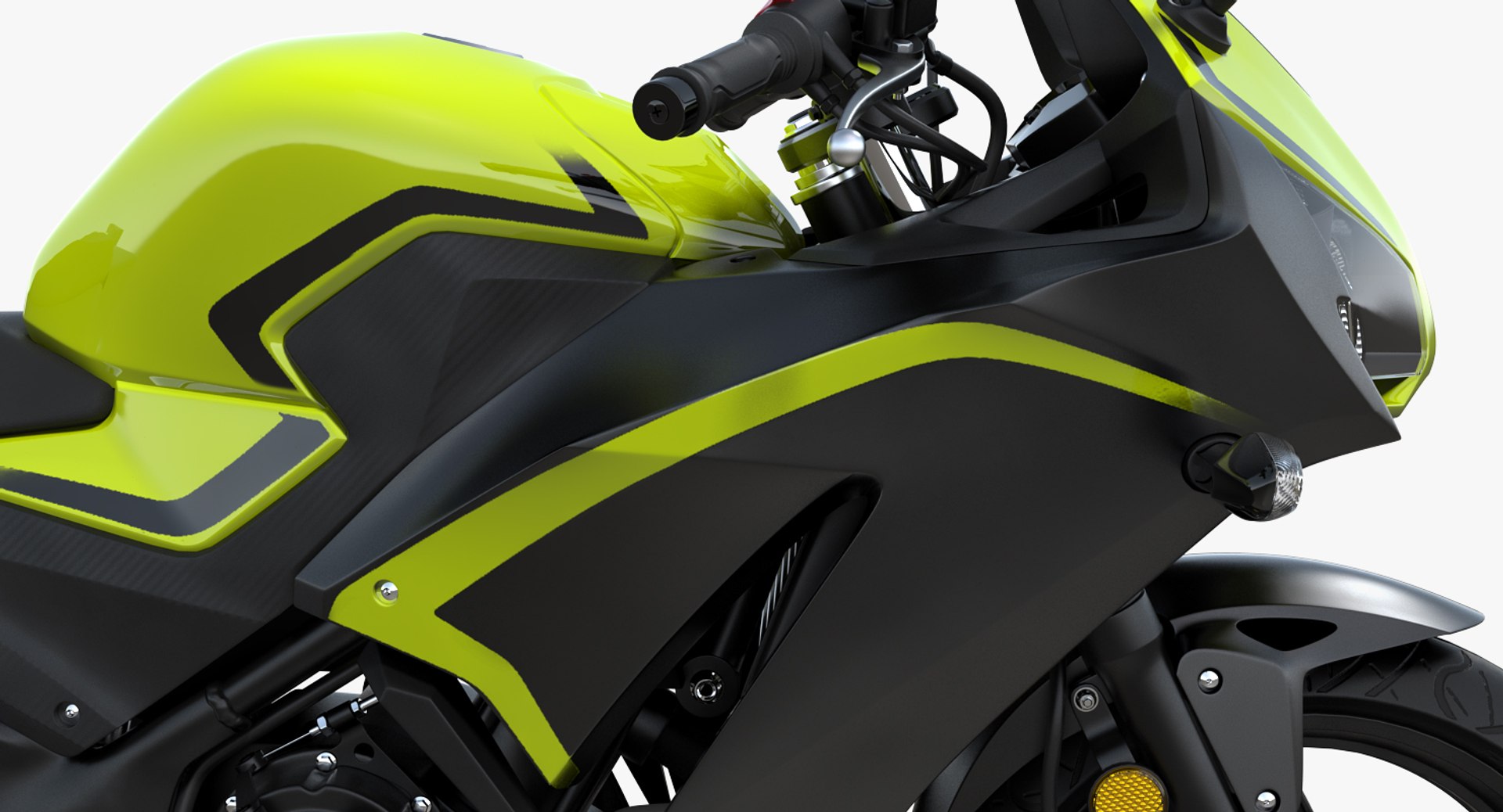 3D model lightweight motorcycle generic - TurboSquid 1226640