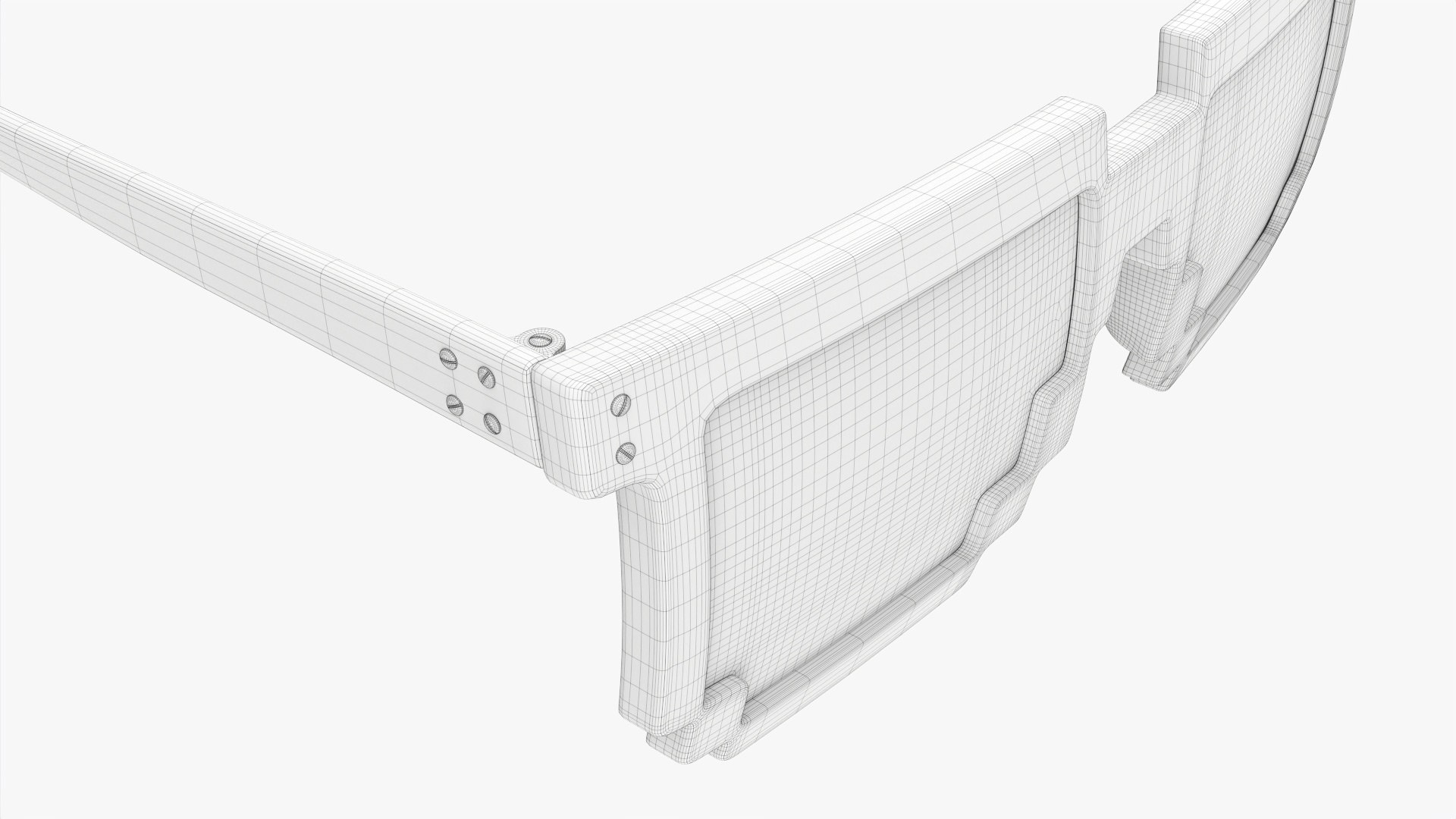 3D Pixel Style Glasses Blue Model - TurboSquid 1841112