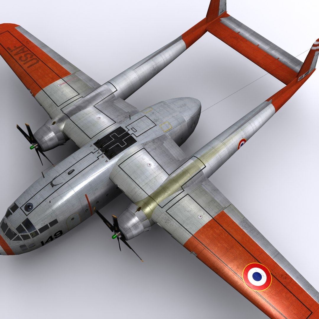 3d C-119 Flying Boxcar Transport