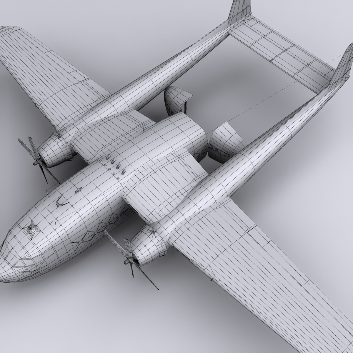 3d c-119 flying boxcar transport