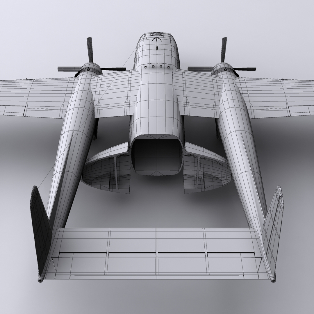 3d c-119 flying boxcar transport