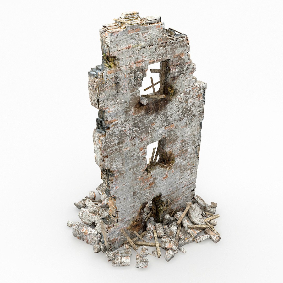 Ruins Building 3d Model