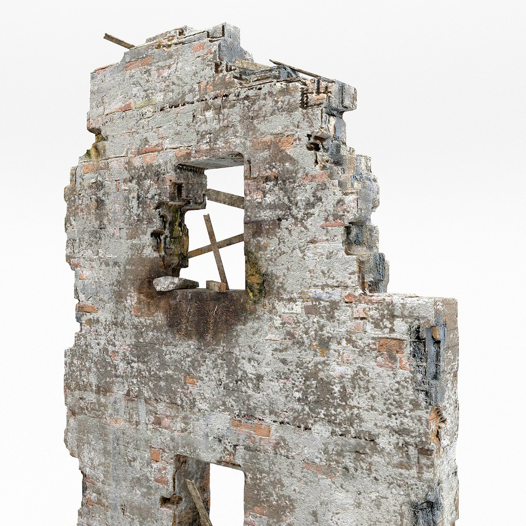 Ruins Building 3d Model