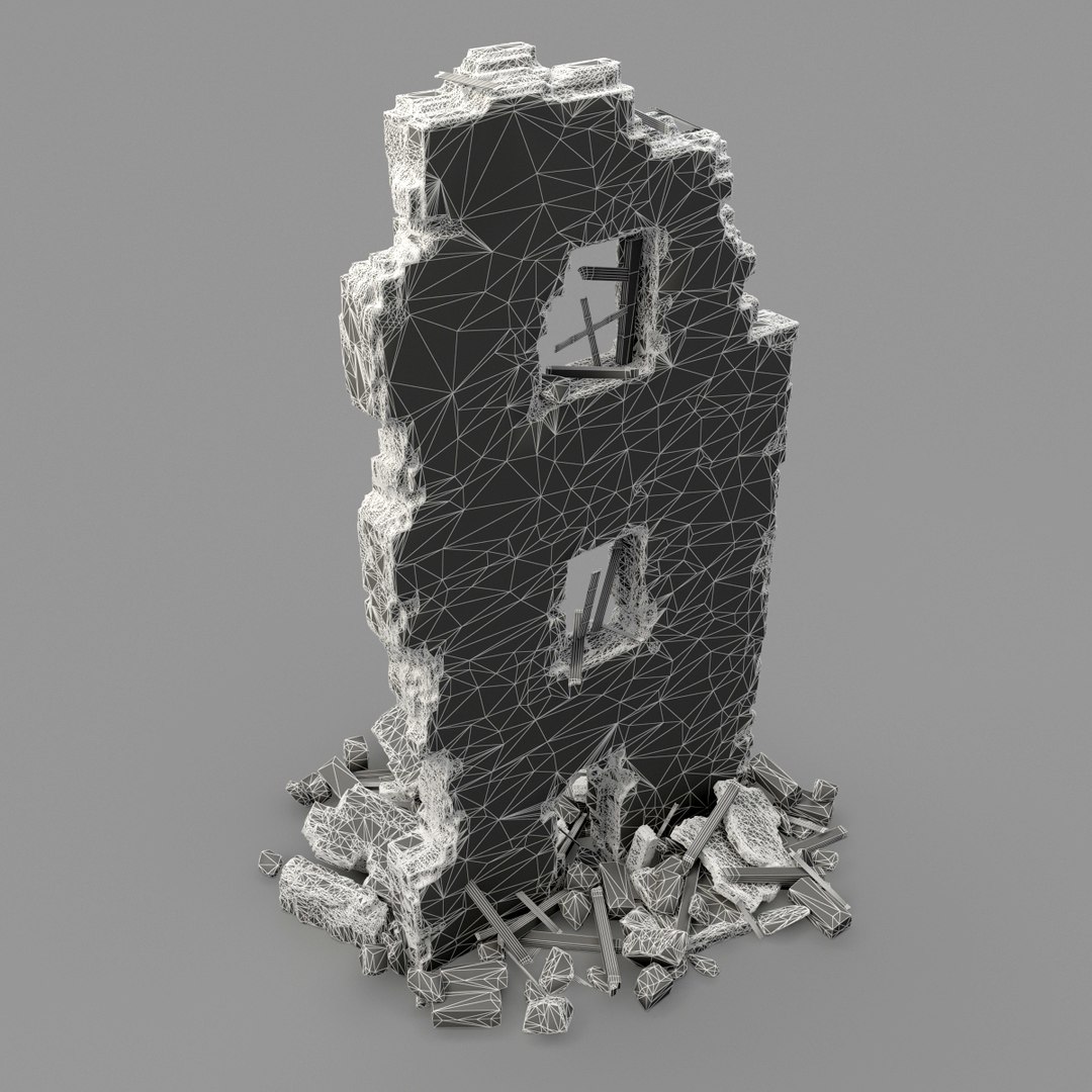 Ruins Building 3d Model