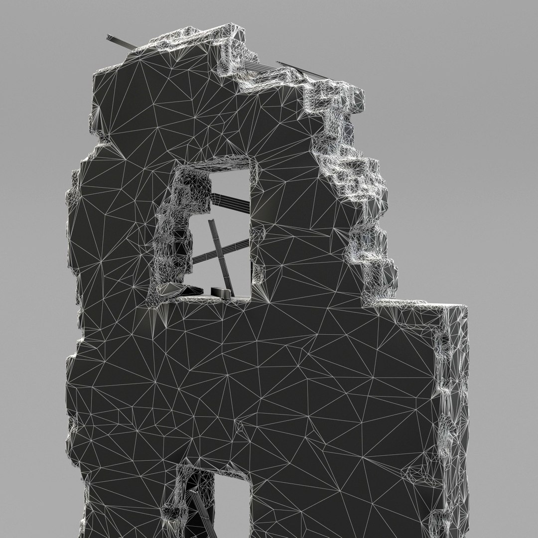 Ruins Building 3d Model