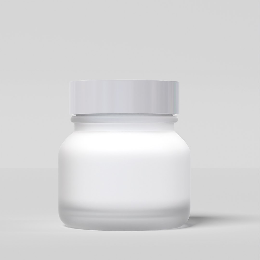 3D Cream Jar 10 Model - TurboSquid 1962763