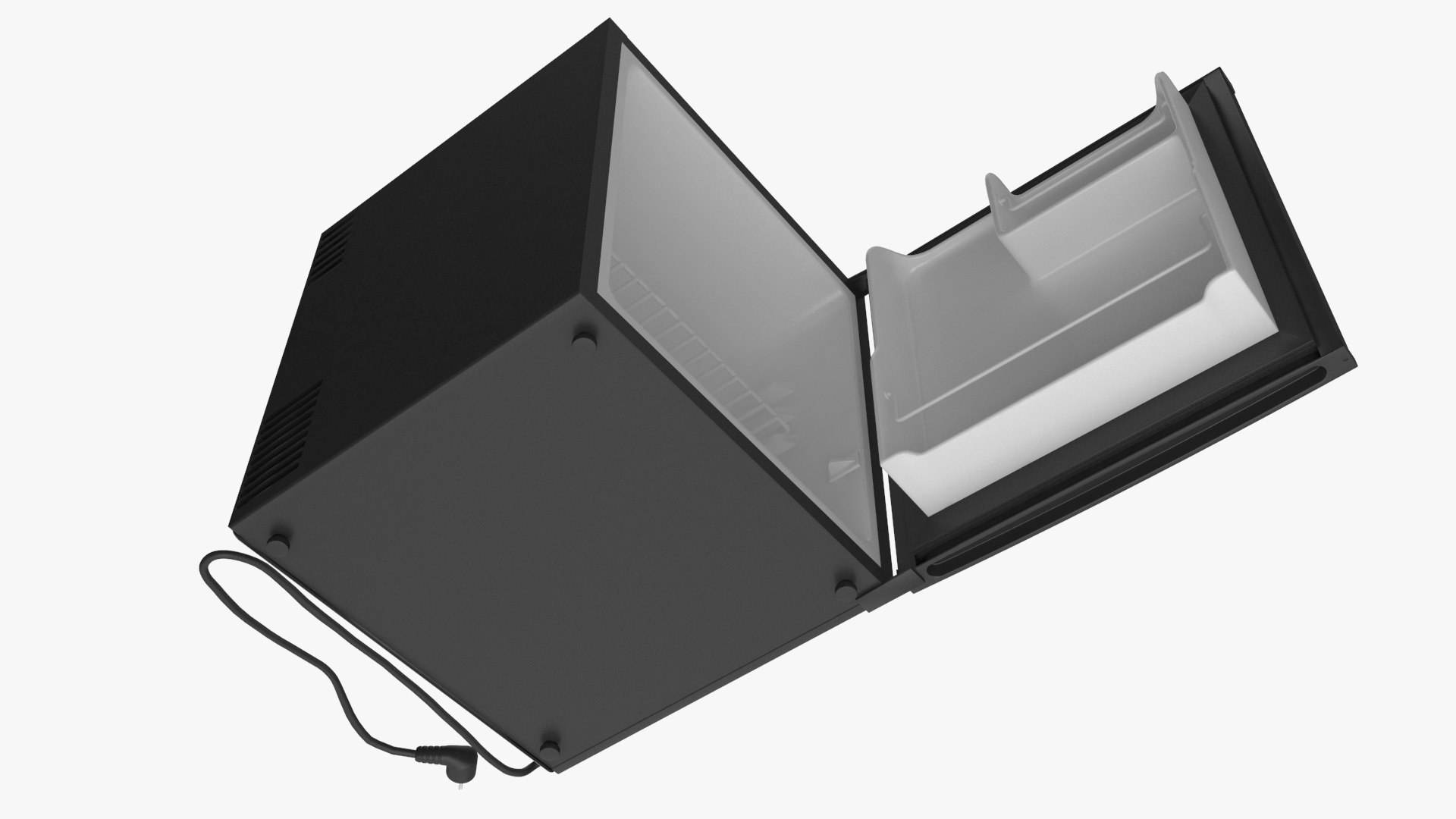 3D Model Single Door Mini Fridge - TurboSquid 2140585