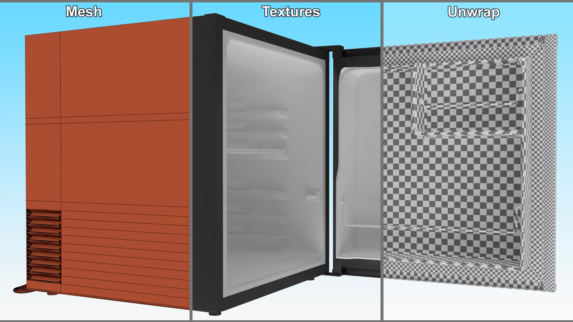 3D model Single Door Mini Fridge - TurboSquid 2140585