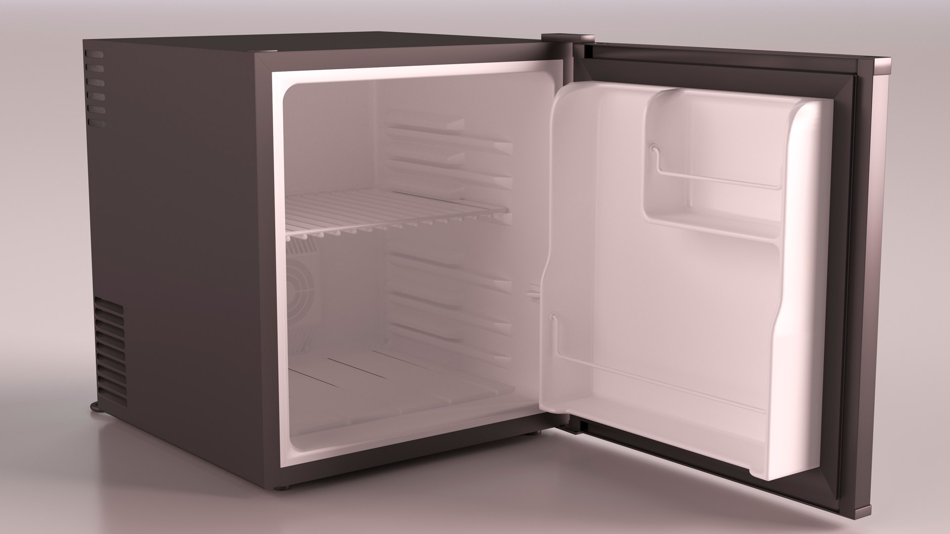 3D Model Single Door Mini Fridge - TurboSquid 2140585
