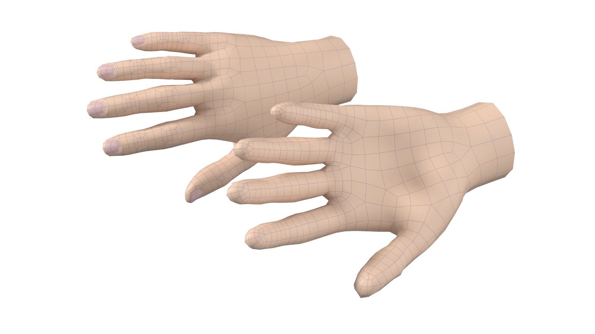 3D Female Hand Base Mesh 09 - TurboSquid 2184384