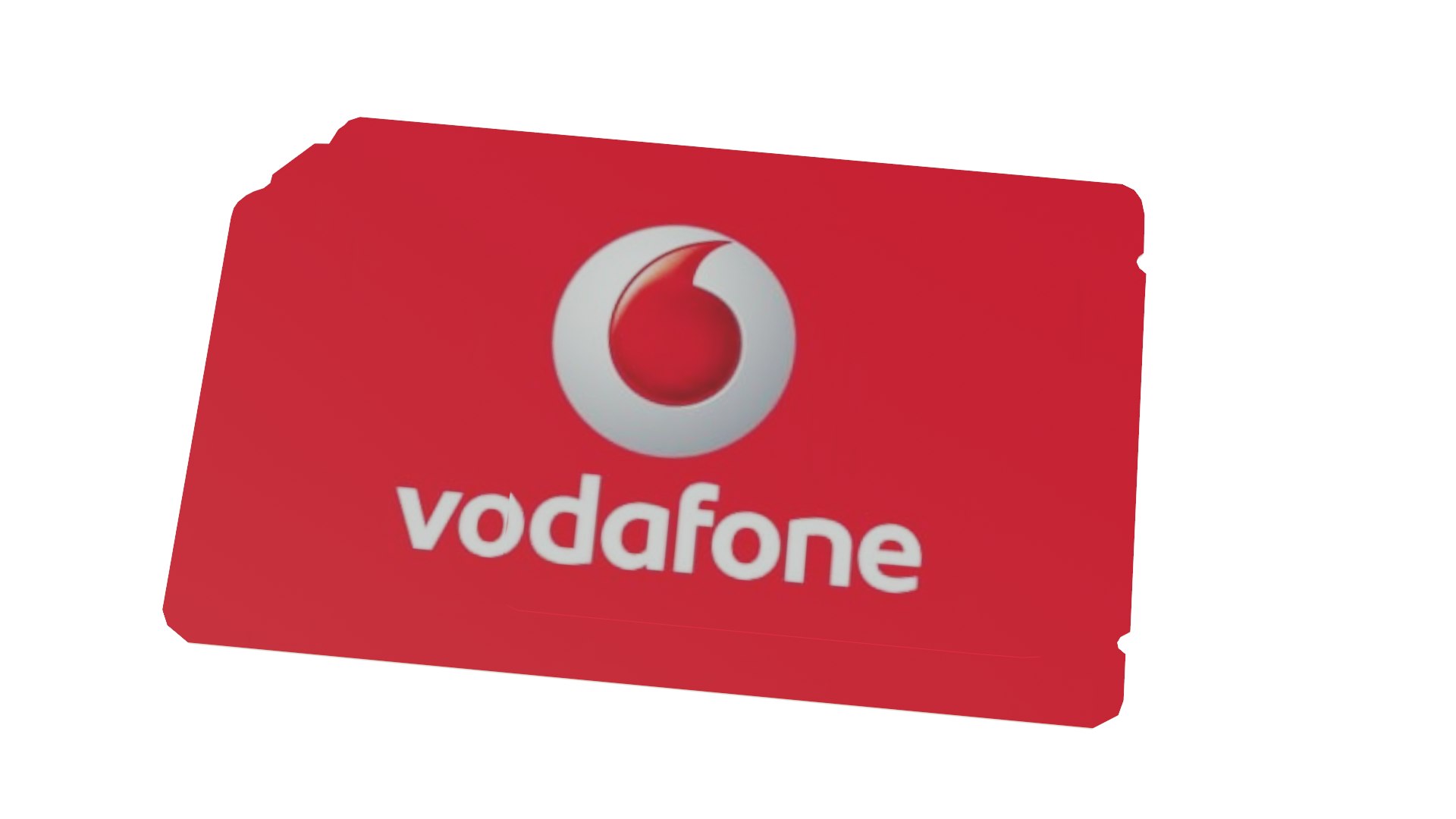 3D Sim Card Vodafone Model - TurboSquid 1884466