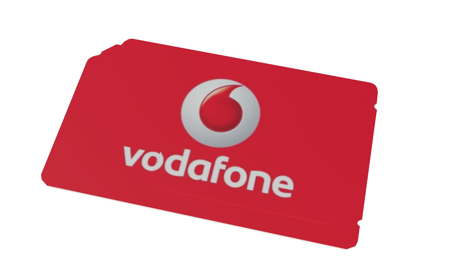 3D Sim Card Vodafone Model - TurboSquid 1884466
